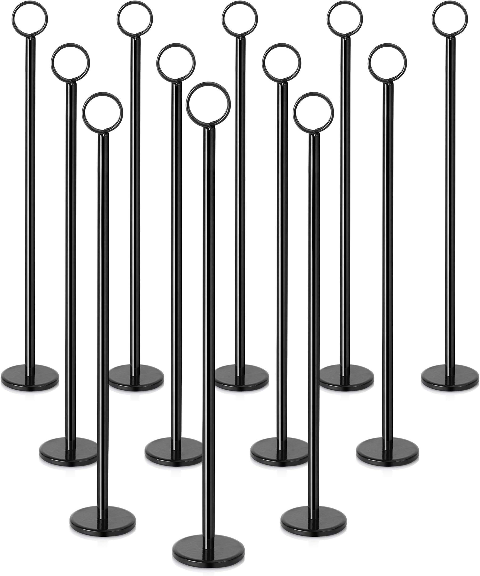 Amazon.com: Gray Bunny Metal Table Number Holders, 12 Pack, 12 in Tall ...
