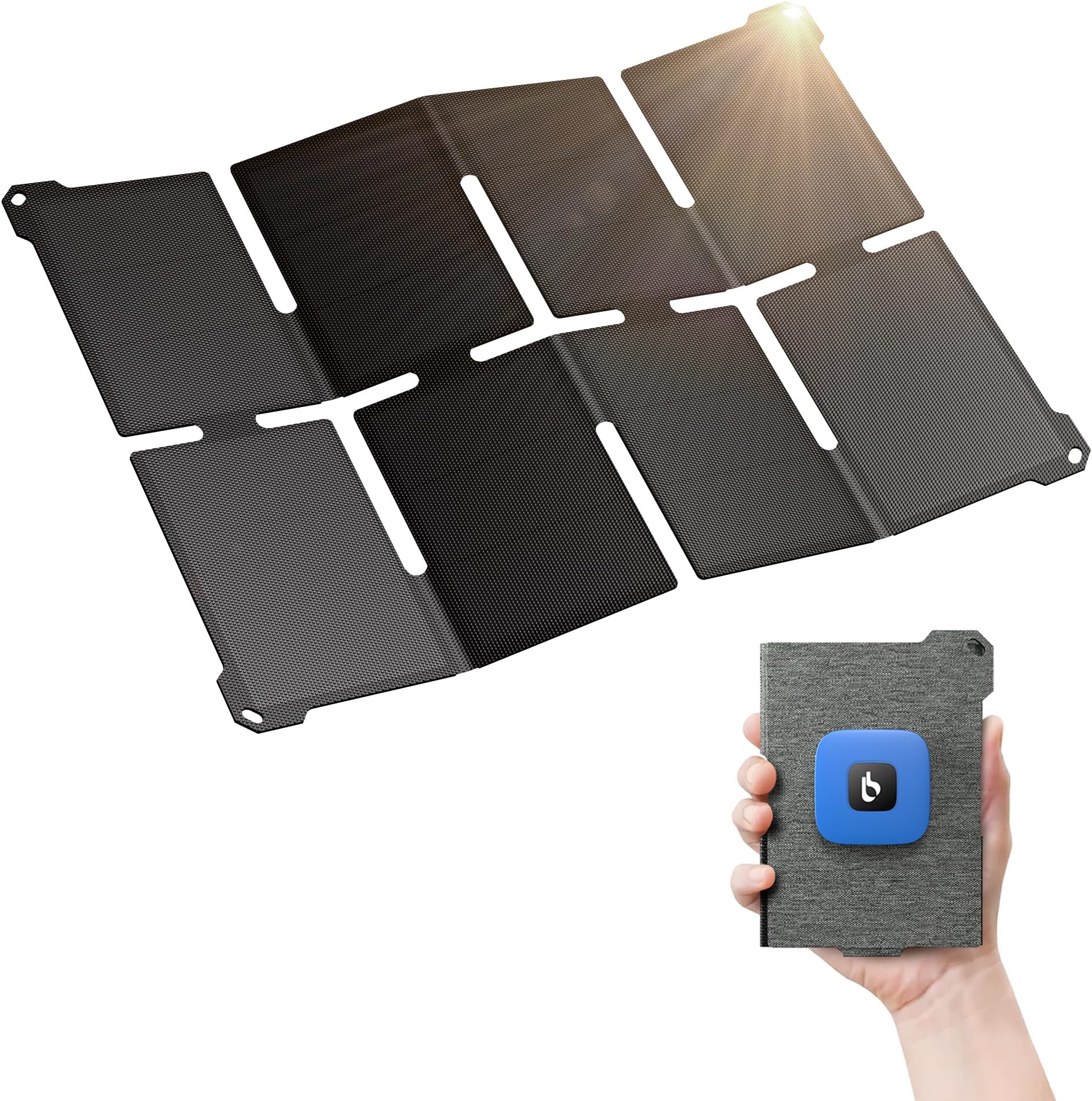 Alpkit Flare - Thin, Light, Waterproof Folding USB Solar Panel : Amazon ...