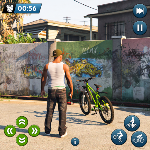 Open World Gangster Bicycle Racing Games Grand Dirt Bike Stunts - App ...