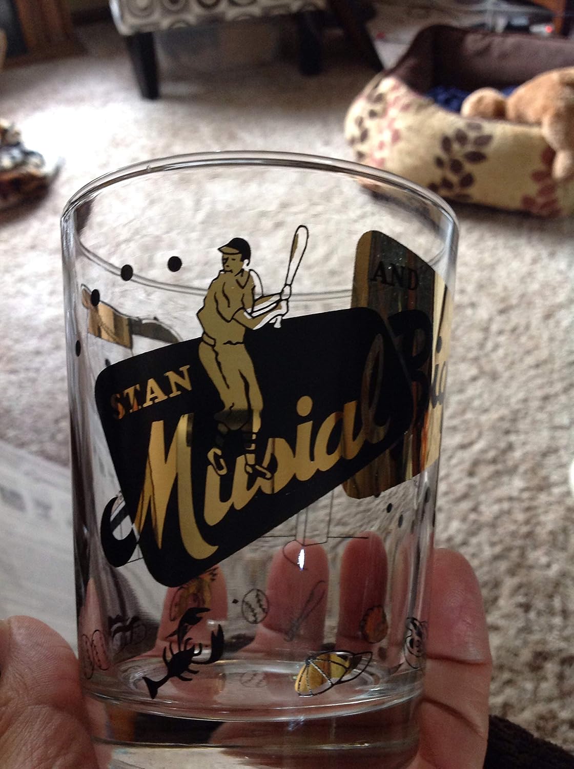 Amazon.com: Vintage Stan Musial Restaurant Biggies Glass : Collectibles ...