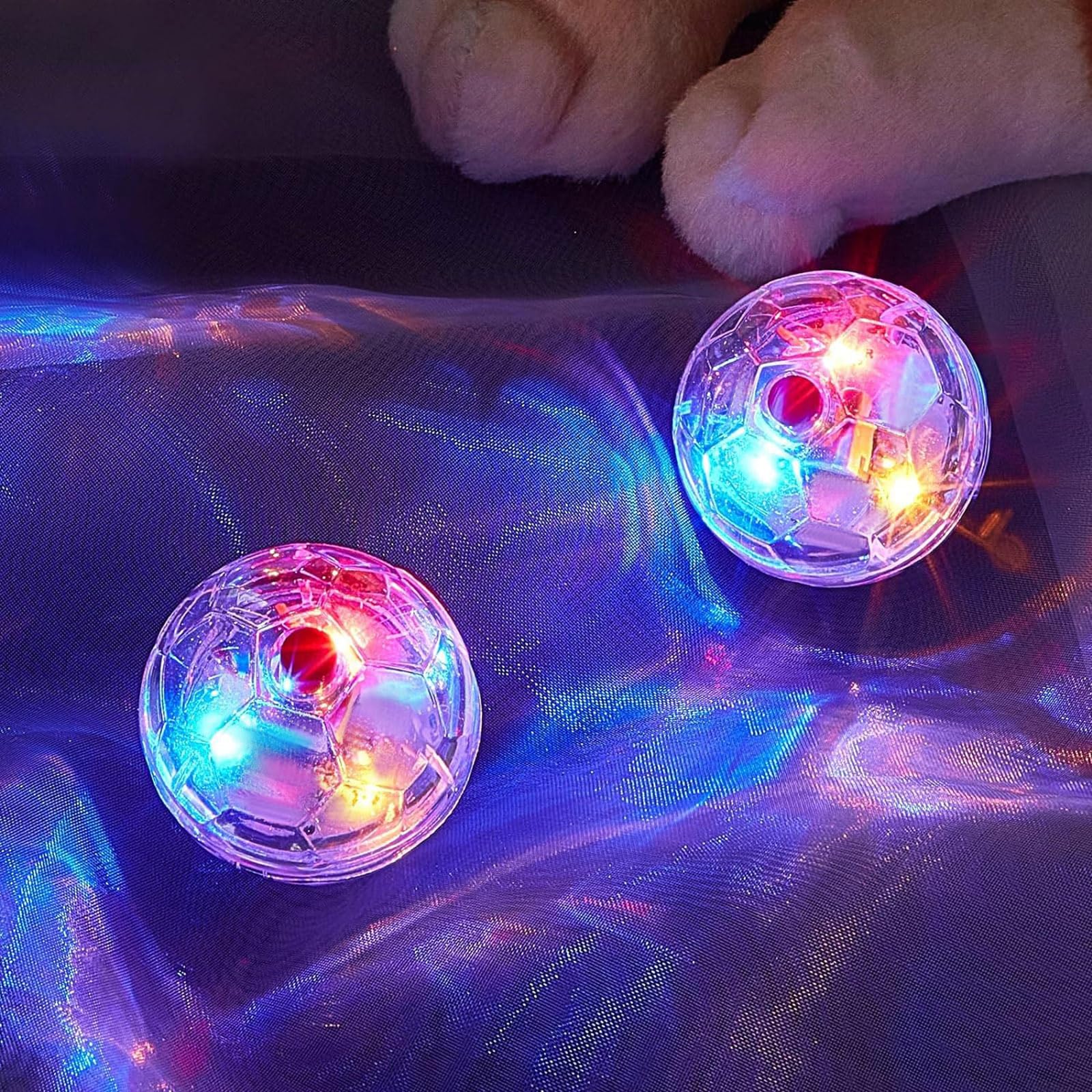 Snapklik.com : Sratte 2 Pcs Cat Ball Ghost Hunting Light Up Cat Balls ...