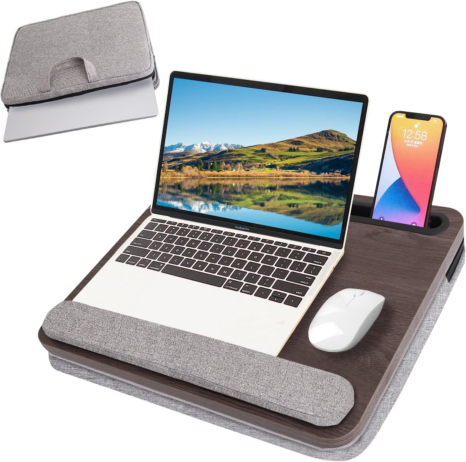 Amazon.com: Lap Desk with Cushion,Portable Laptop Desk,Laptop Stand for ...
