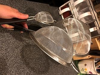Amazon.com: Makerstep Fine Mesh Strainer Set of 3, Stainless Steel 3.38 ...