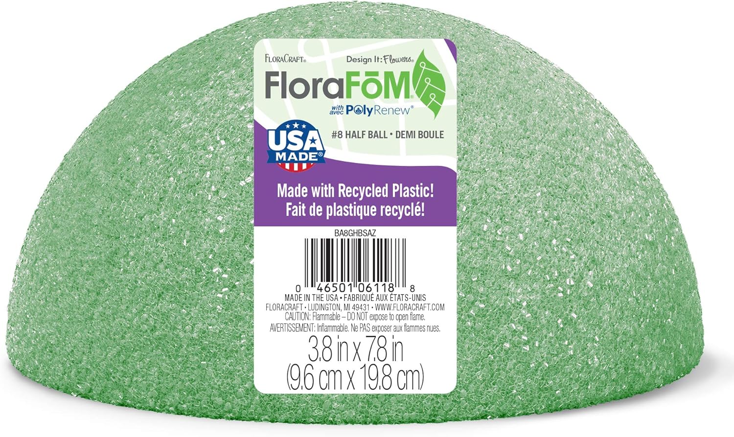 Decorazioni Fai Da Te Cubo FloraFōM FloraCraft 15x15 Cm Verde - Base ...