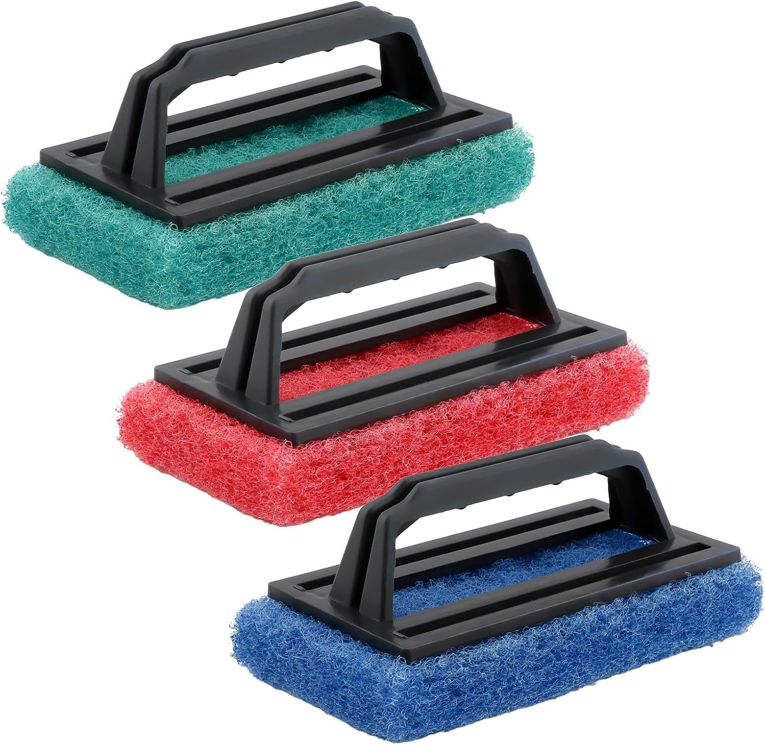 Amazon.com: JIANWEI 3pcs Hand-Held Pool Scrub Brush, Sponge Swimming ...