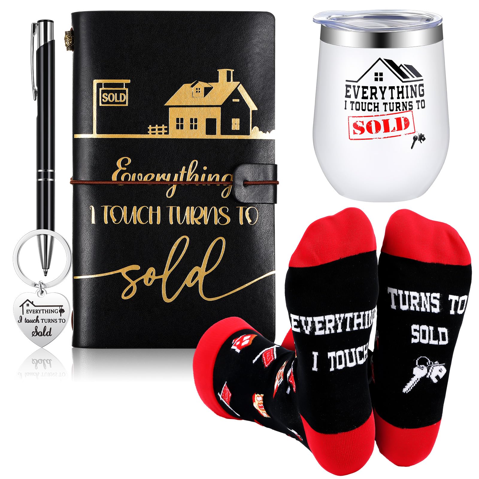 Amazon.com: Baderke Real Estate Agent Gifts Set Include Journal ...