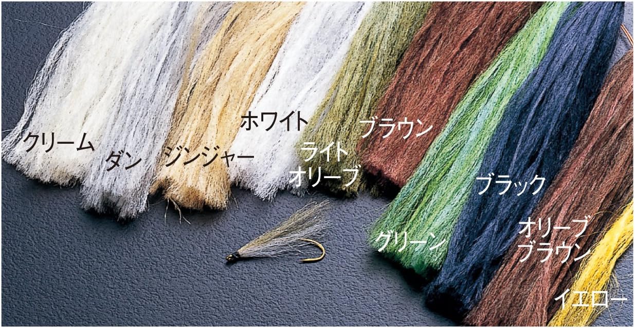 Amazon.com : TIEMCO Metz Standard Z-Lon - Black, Fly Fishing Material ...