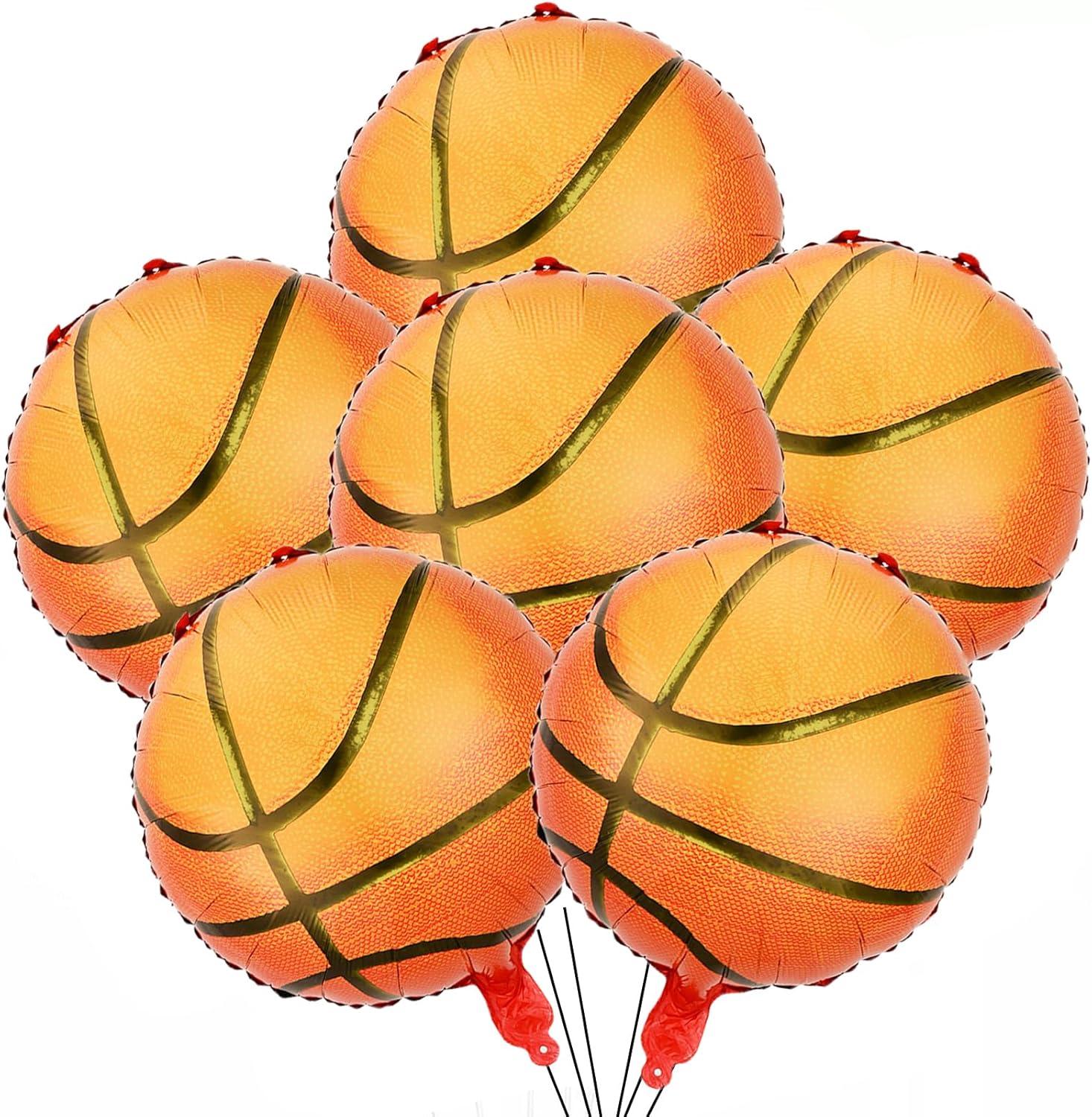 Amazon.com: ALLPICK Basketball Birthday Party Supplies 6pcs 18Inch Foil ...