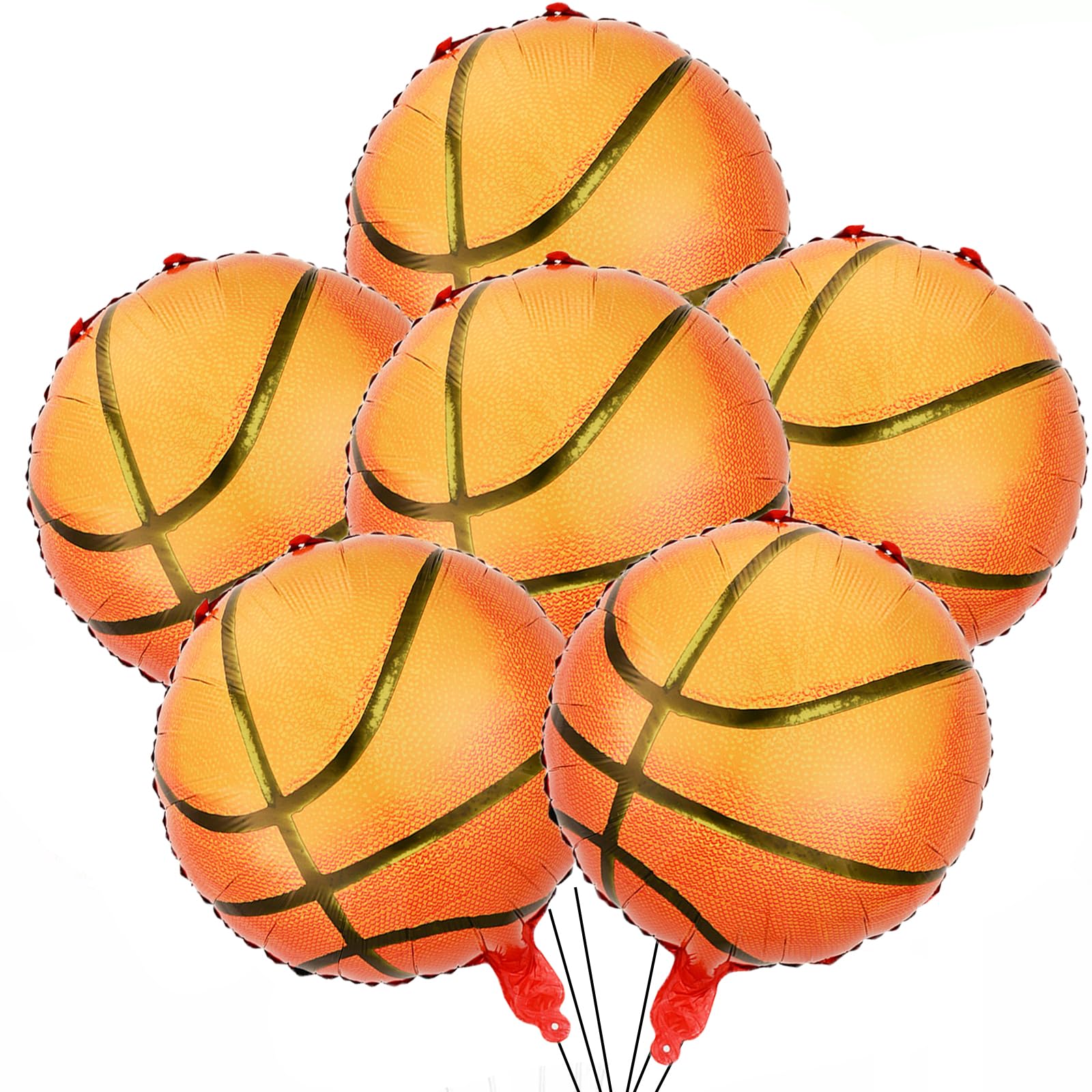 Amazon.com: Basketball Birthday Party Supplies 6Pcs 18Inch Basketball ...