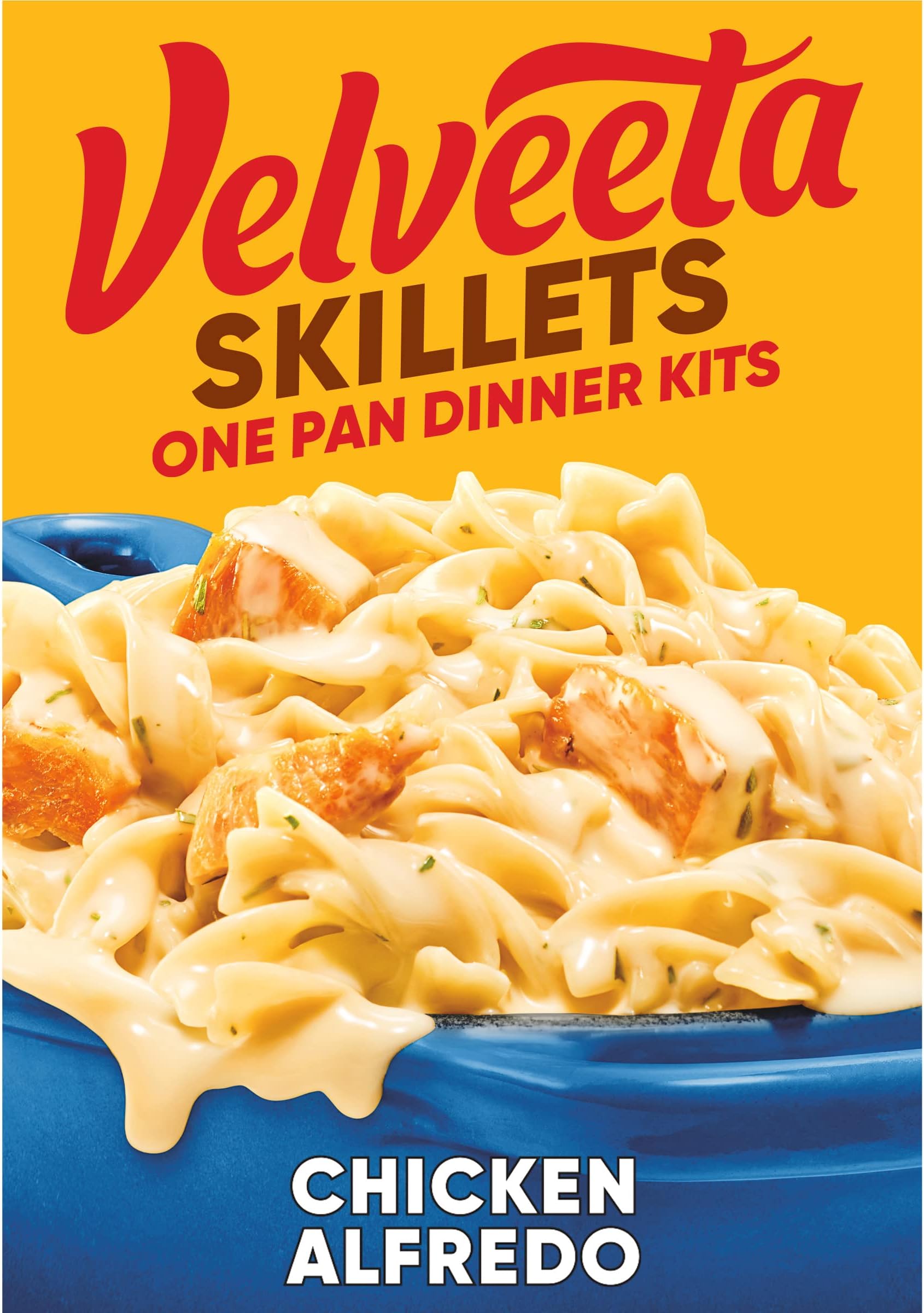 Amazon.com : Velveeta Skillets Chicken Alfredo One Pan Dinner Kit, 12.5 ...