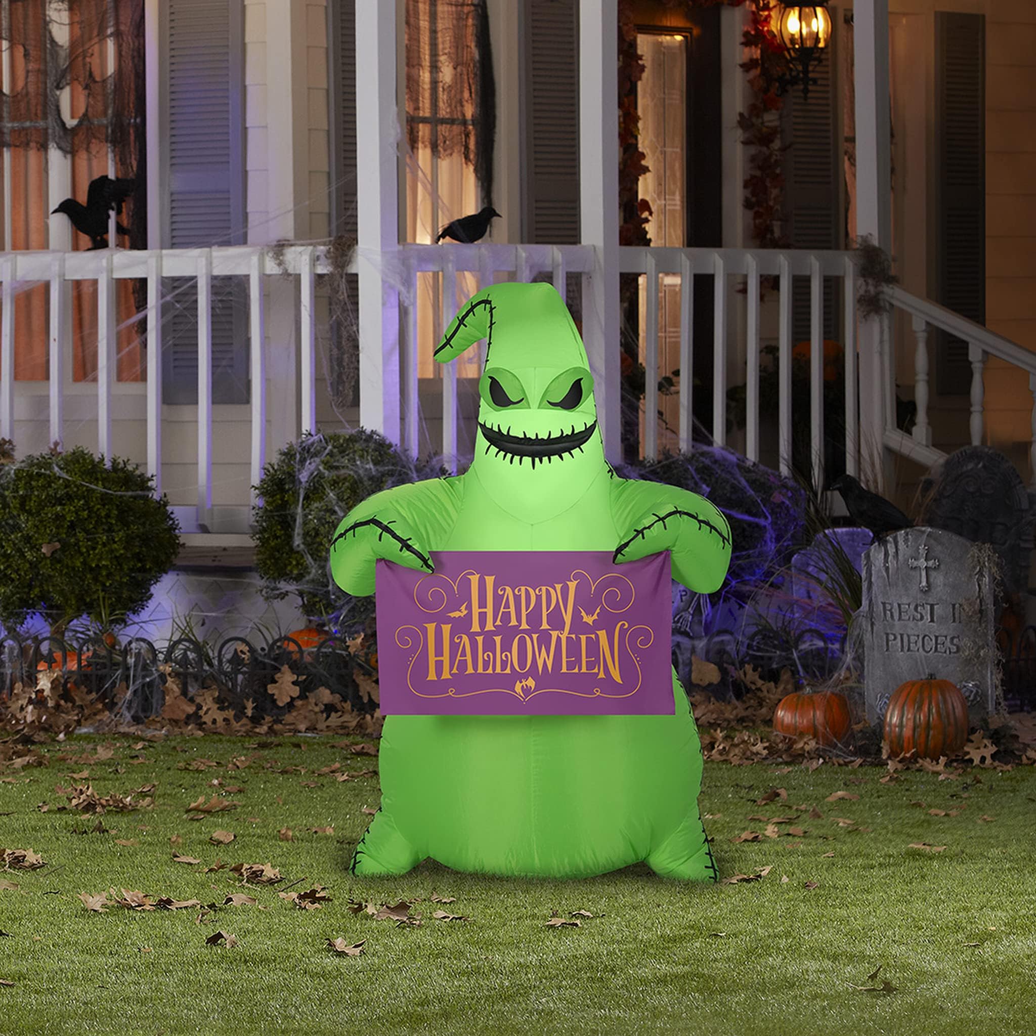 Amazon.com: Gemmy Airblown Inflatable Oogie Boogie w/Bugs Disney, 3.5 ...