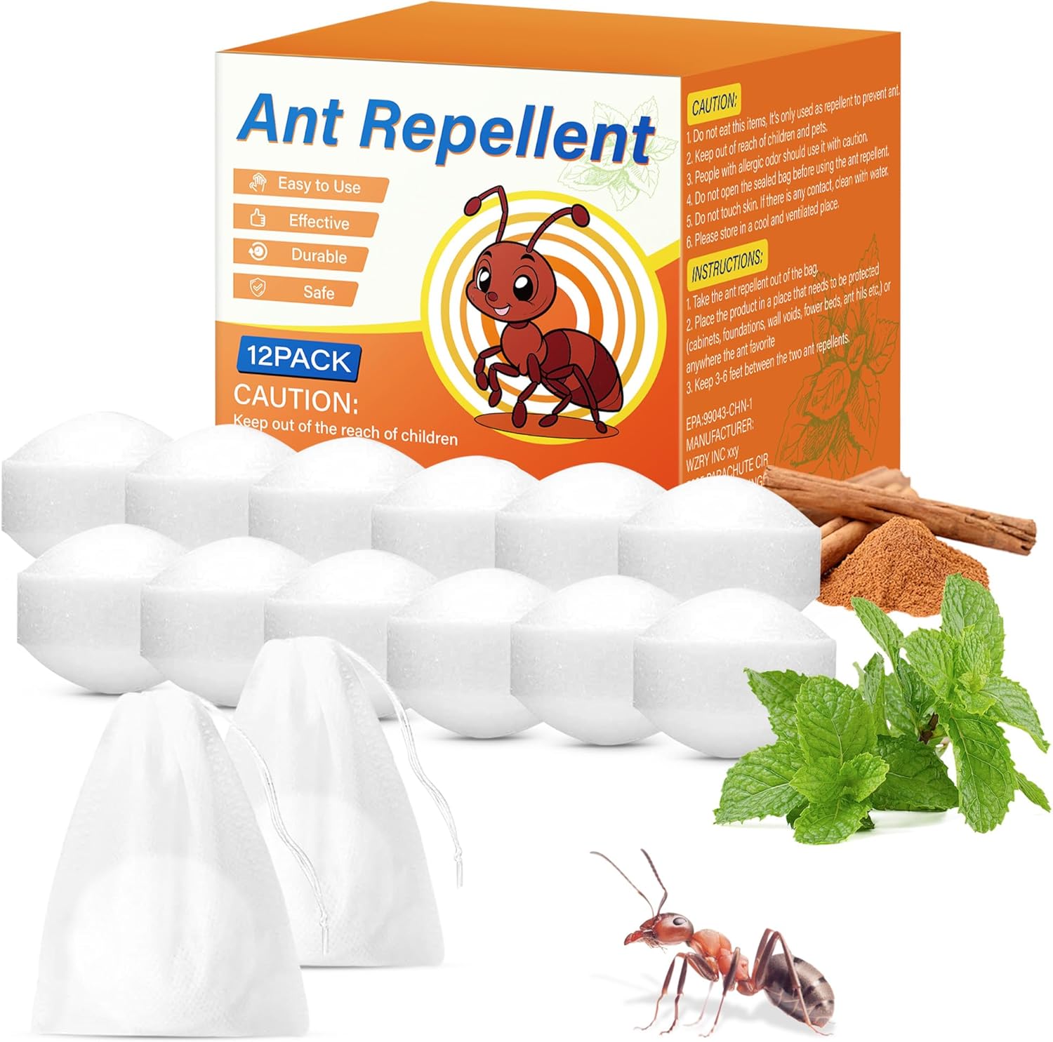 Amazon.com: 12 Pack Ant Repellent, Cockroach Repellent, Insects ...