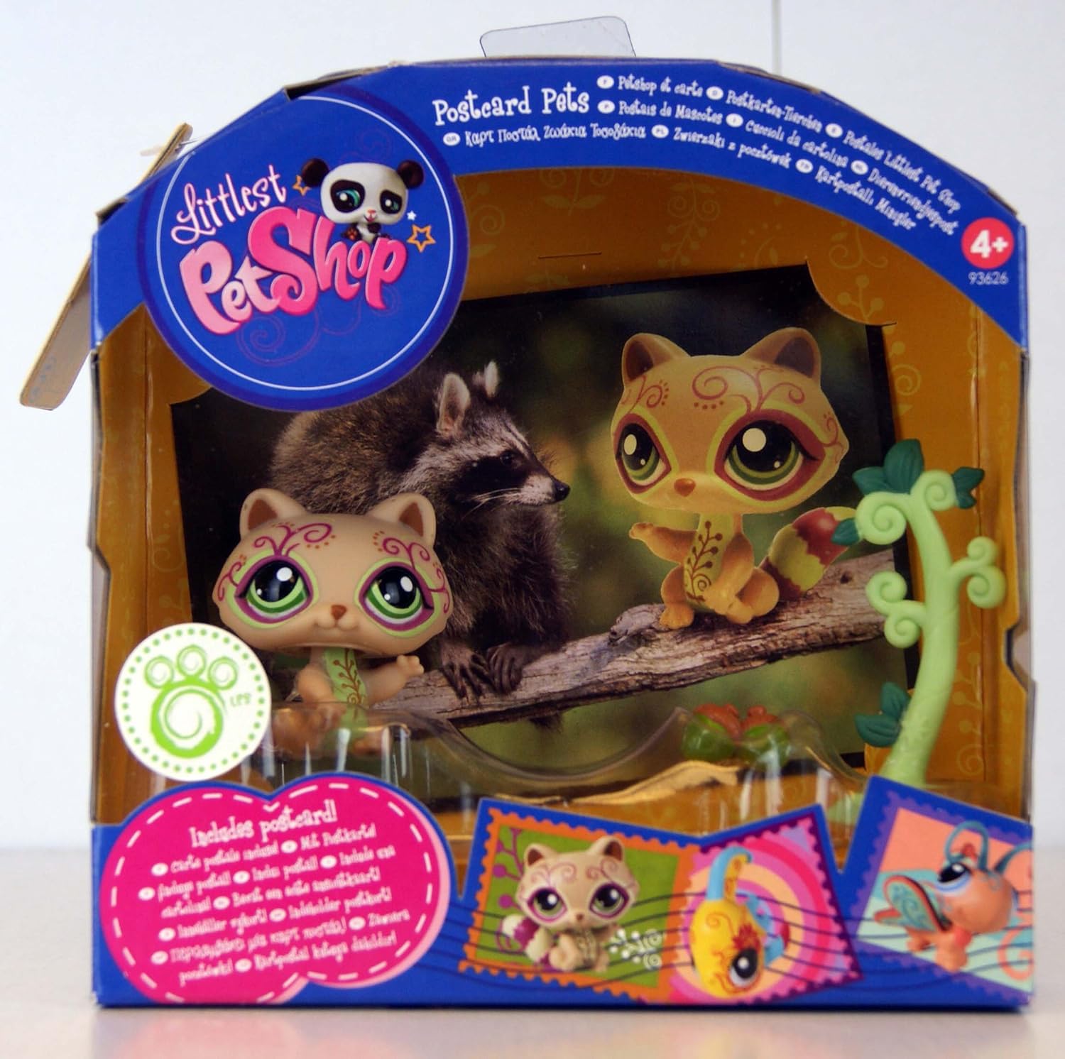 Littlest Pet Shop Series 4 Postcard Pets Raccoon : Amazon.co.uk: Outlet