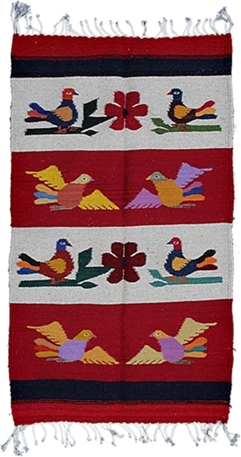 Amazon.com: Genuine Oaxaca Rug - Birds of Oaxaca : Home & Kitchen