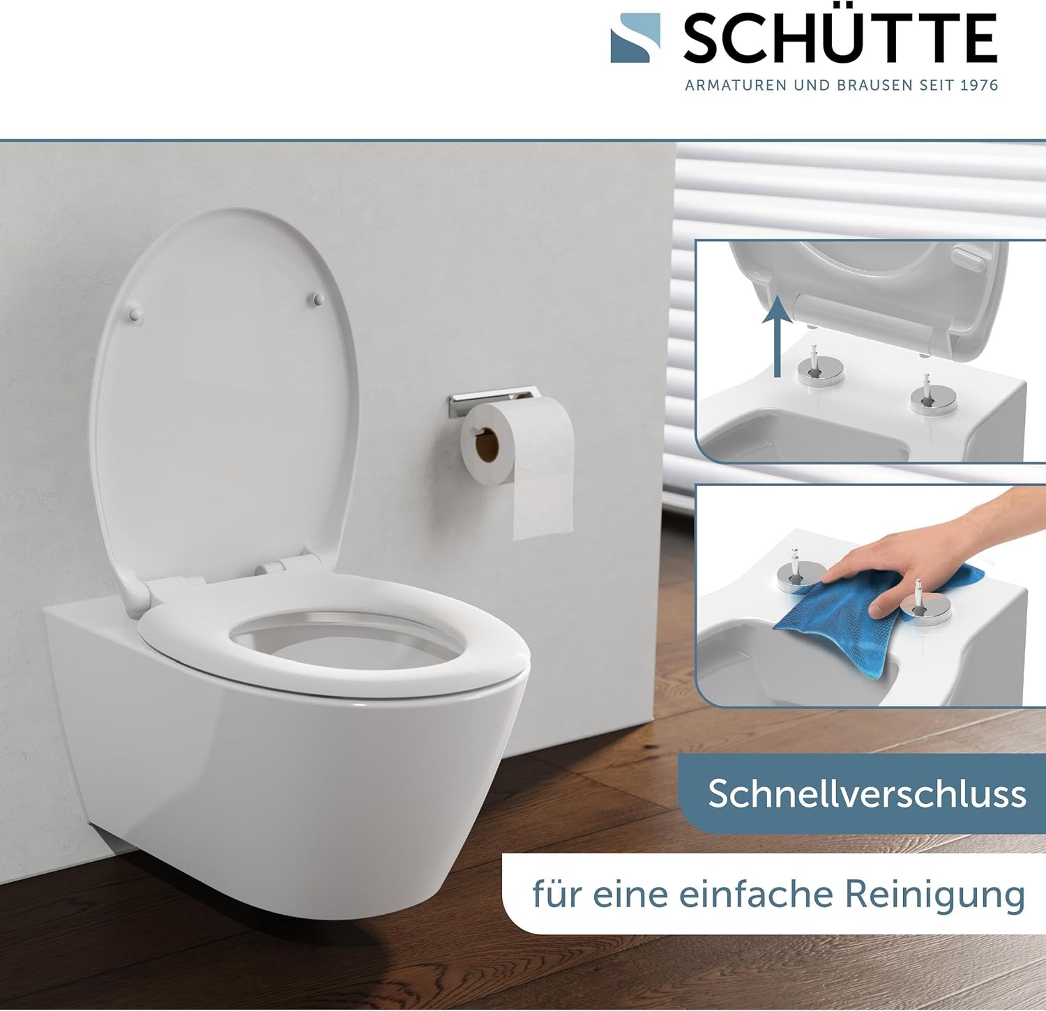 Schütte Duroplast WC-Seat with Soft-Close Mechanism and Quick Release ...