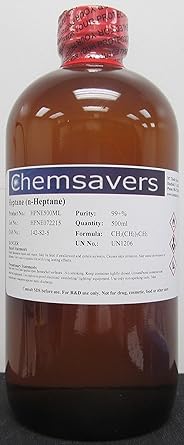 Heptane (n-Heptane), 99+%, 500ml (16oz): Amazon.com: Industrial ...