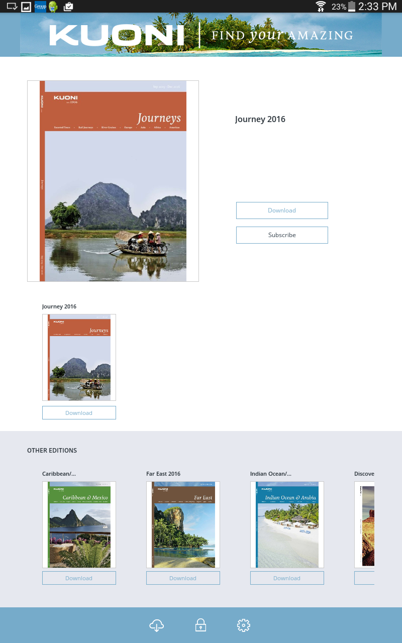 Kuoni Travel Brochures - App on the Amazon Appstore
