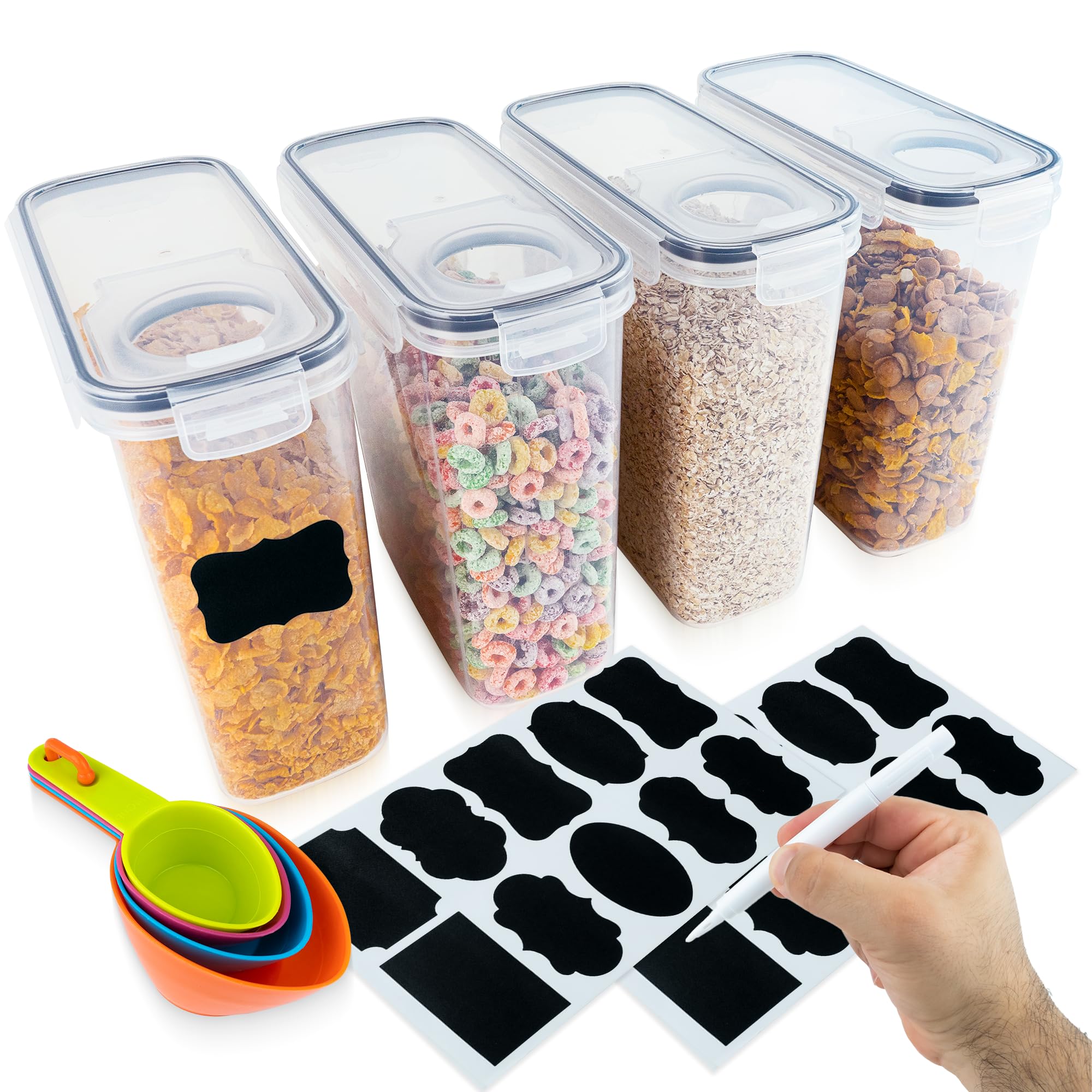 Amazon.com: ABaten Cereal Containers Storage - Food Storage Containers ...