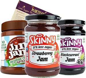 Sugar Free Jam and Chocolate Spread Variety Bundle - Skinny Food Co and ...