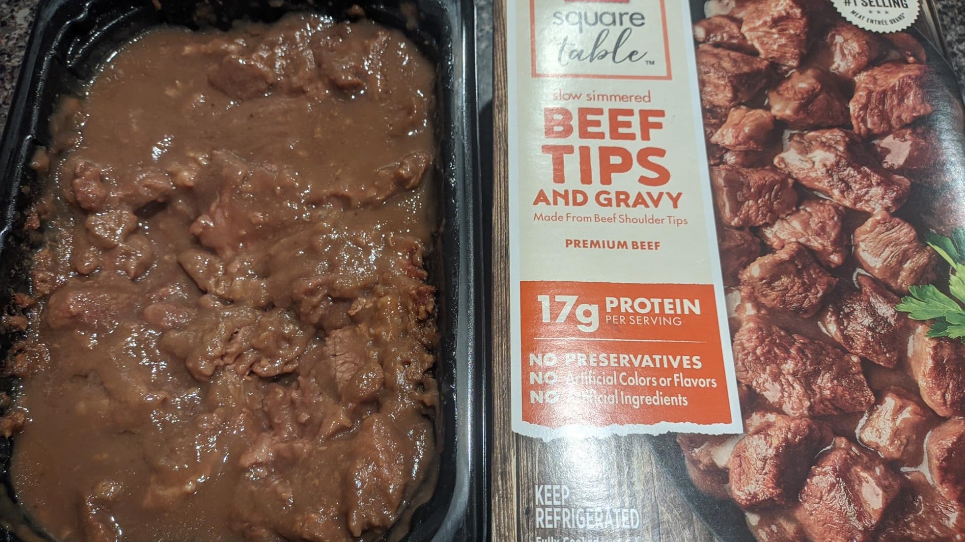 Amazon.com: Hormel Square Table Slow Simmered Beef Tips & Gravy ...