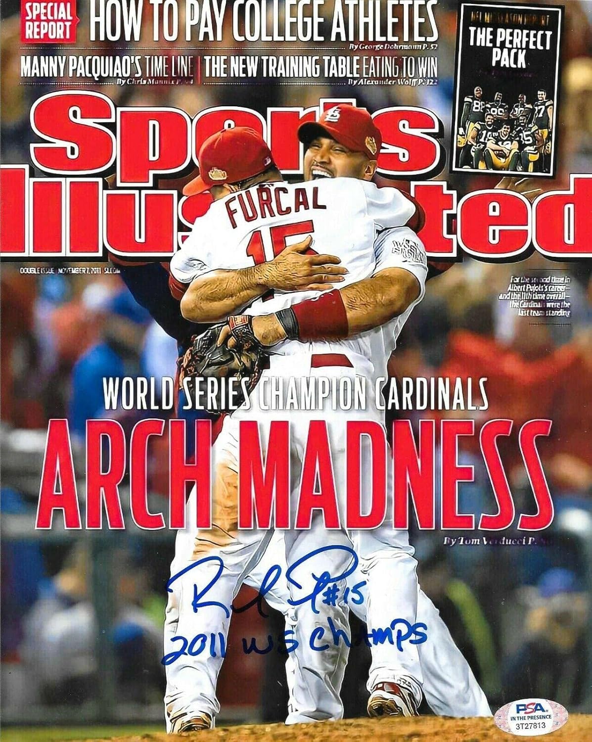 Rafael Furcal signed St. Louis Cardinals 8x10 photo autographed W/Insc ...