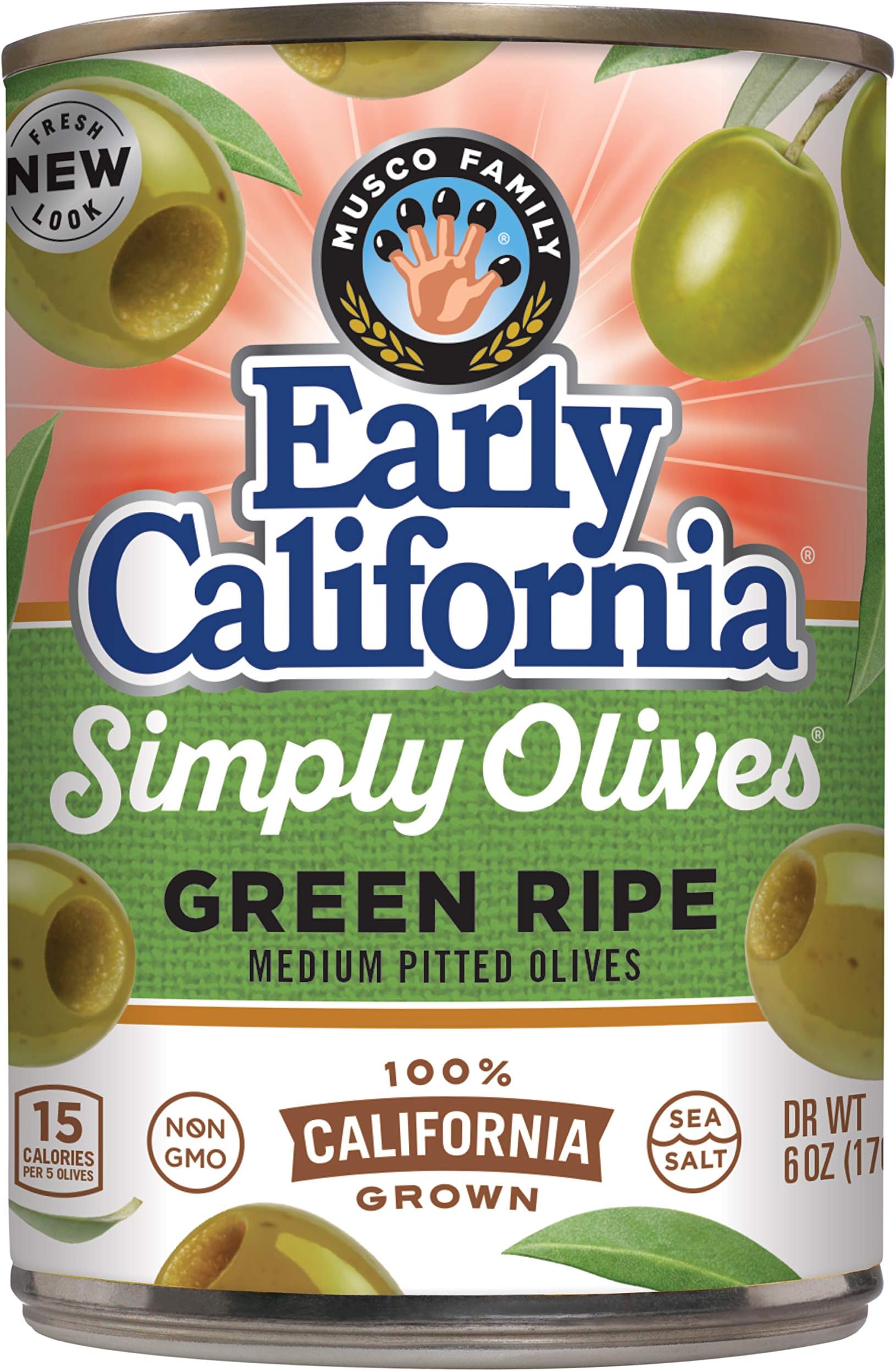 Amazon.com : Pearls Extra-Large Ripe Pitted Olives, Pack of 12, 6 oz ...