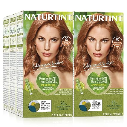 Amazon.com : Naturtint Permanent Hair Color 7C Terracotta Blonde (Pack ...