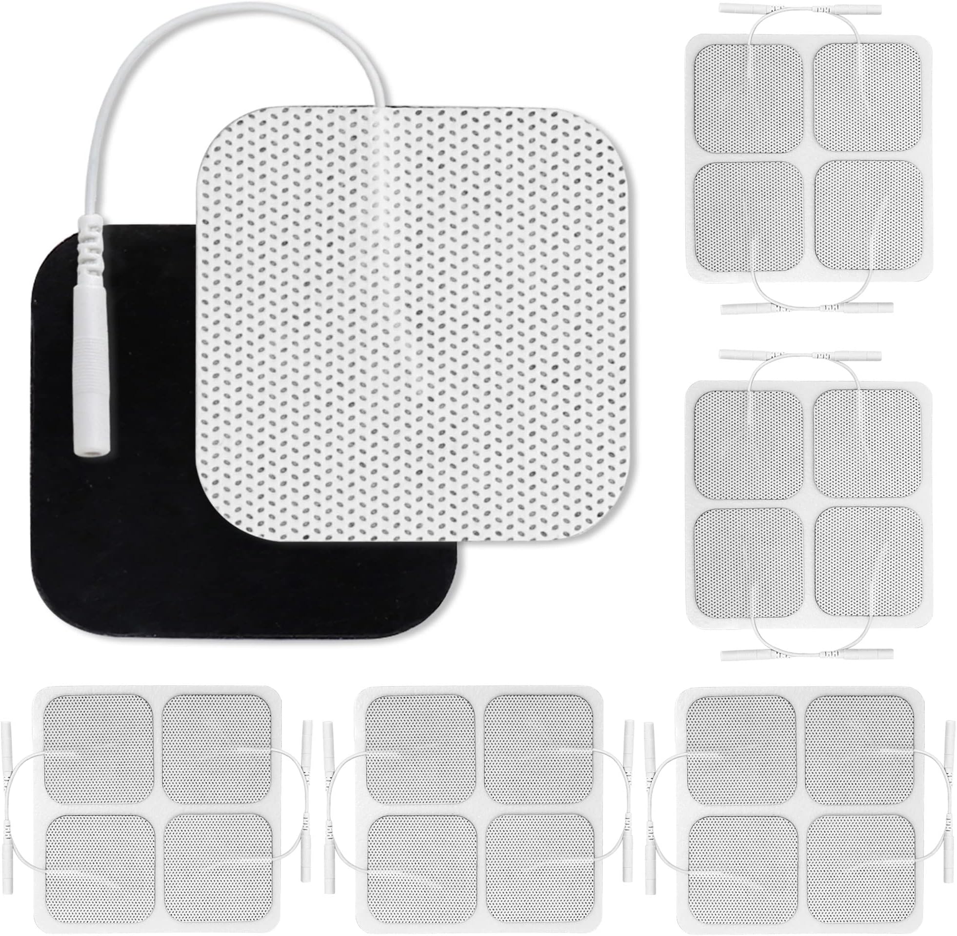 Amazon.com: LotFancy TENS Unit Electrode Pads 2”x2”, 20 Pcs TENS ...