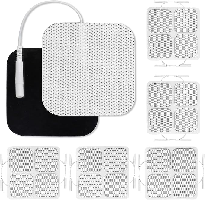 Amazon.com: LotFancy TENS Unit Electrode Pads 2”x2”, 20 Pcs TENS ...
