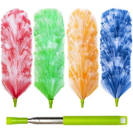 Amazon.com: Tonmp 4 Pcs Microfiber Duster, Microfiber Hand Duster ...