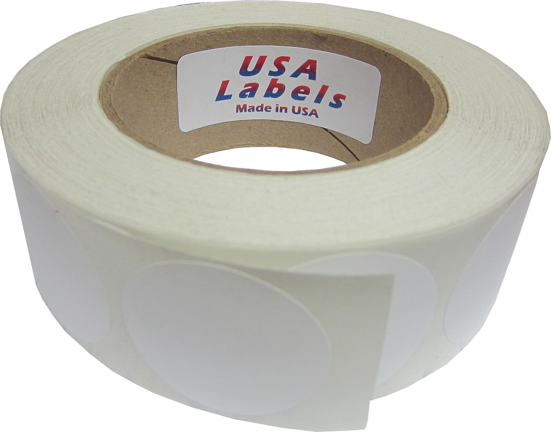 Amazon.com : 1.5" Wafer Tab Seals - Roll of 1,000 (White) : Office Products