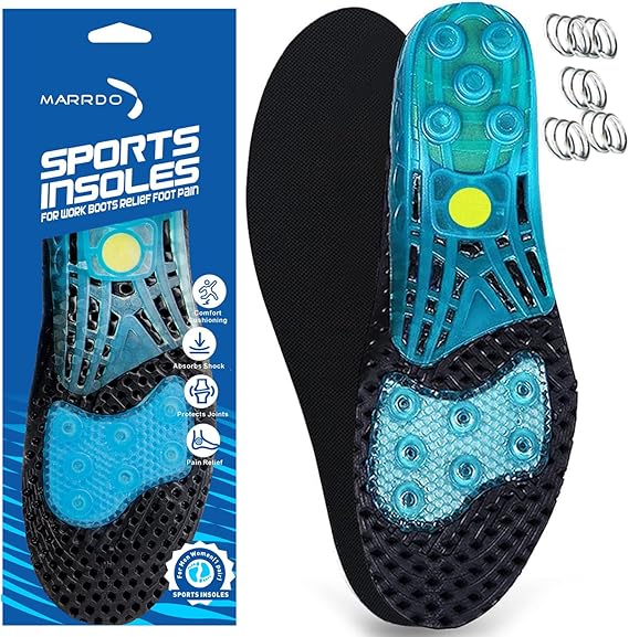 Amazon.com: Cloud Soles Insoles for Women，Silica Gel Sport Shoe Insoles ...