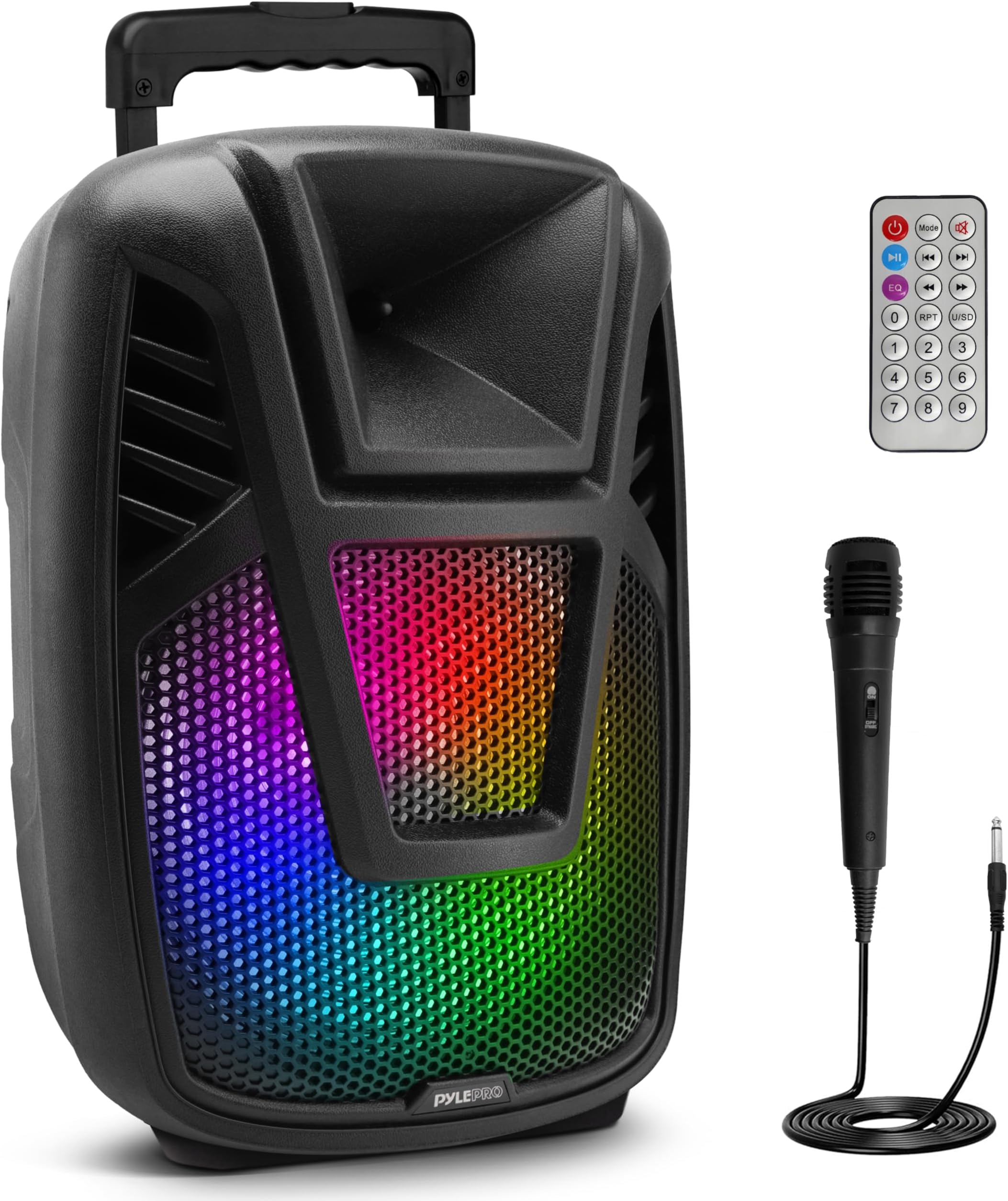 Amazon.com: Pyle Portable Speaker - 15” 80 Watts Max Power Output ...