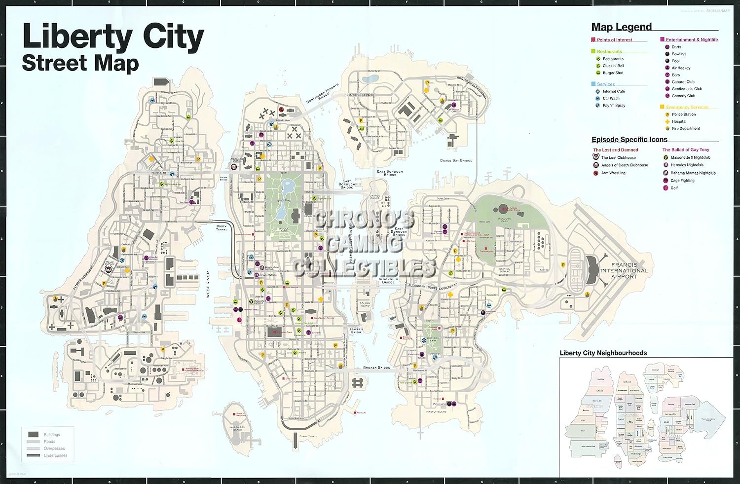 Amazon.com: CGC Huge Poster GLOSSY FINISH - Grand Theft Auto IV PS3 PS4 ...