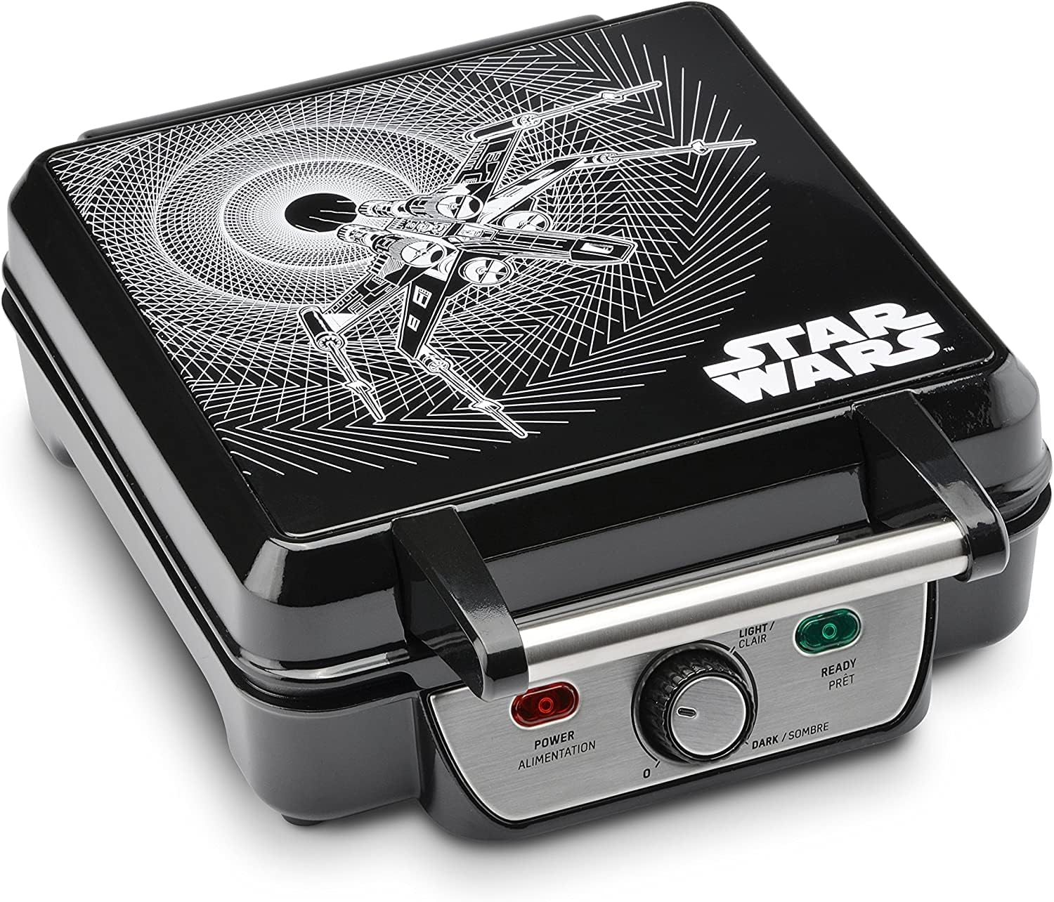 Amazon.com: Star Wars 4-Waffle Maker, Black: Home & Kitchen