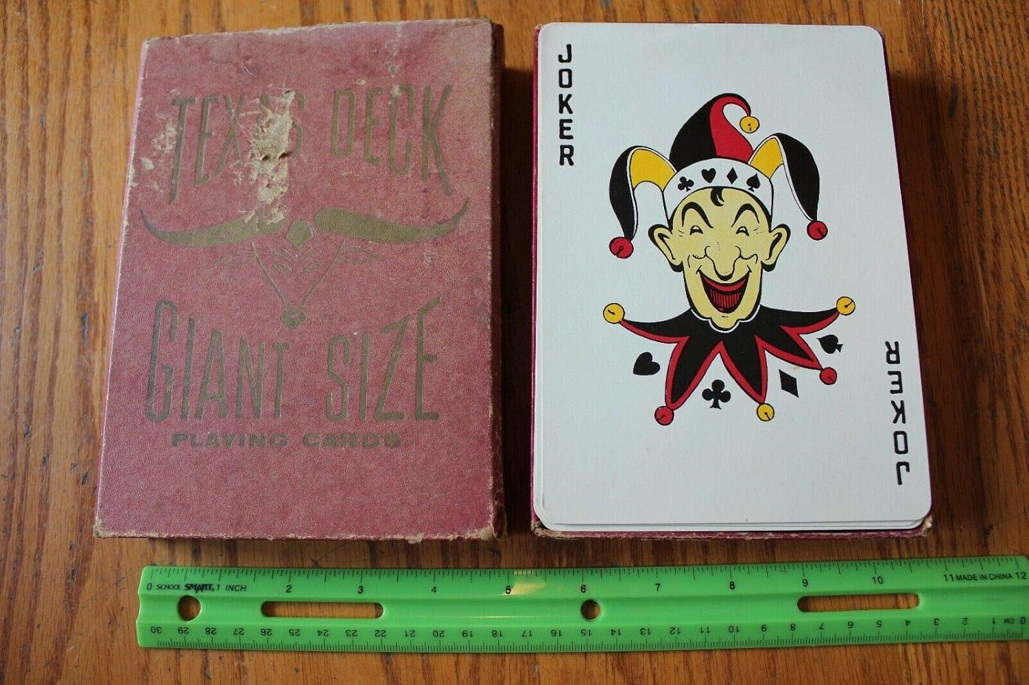 Amazon.com: TEXAS DECK GIANT SIZE PLAYING CARDS Compatible with VINTAGE ...