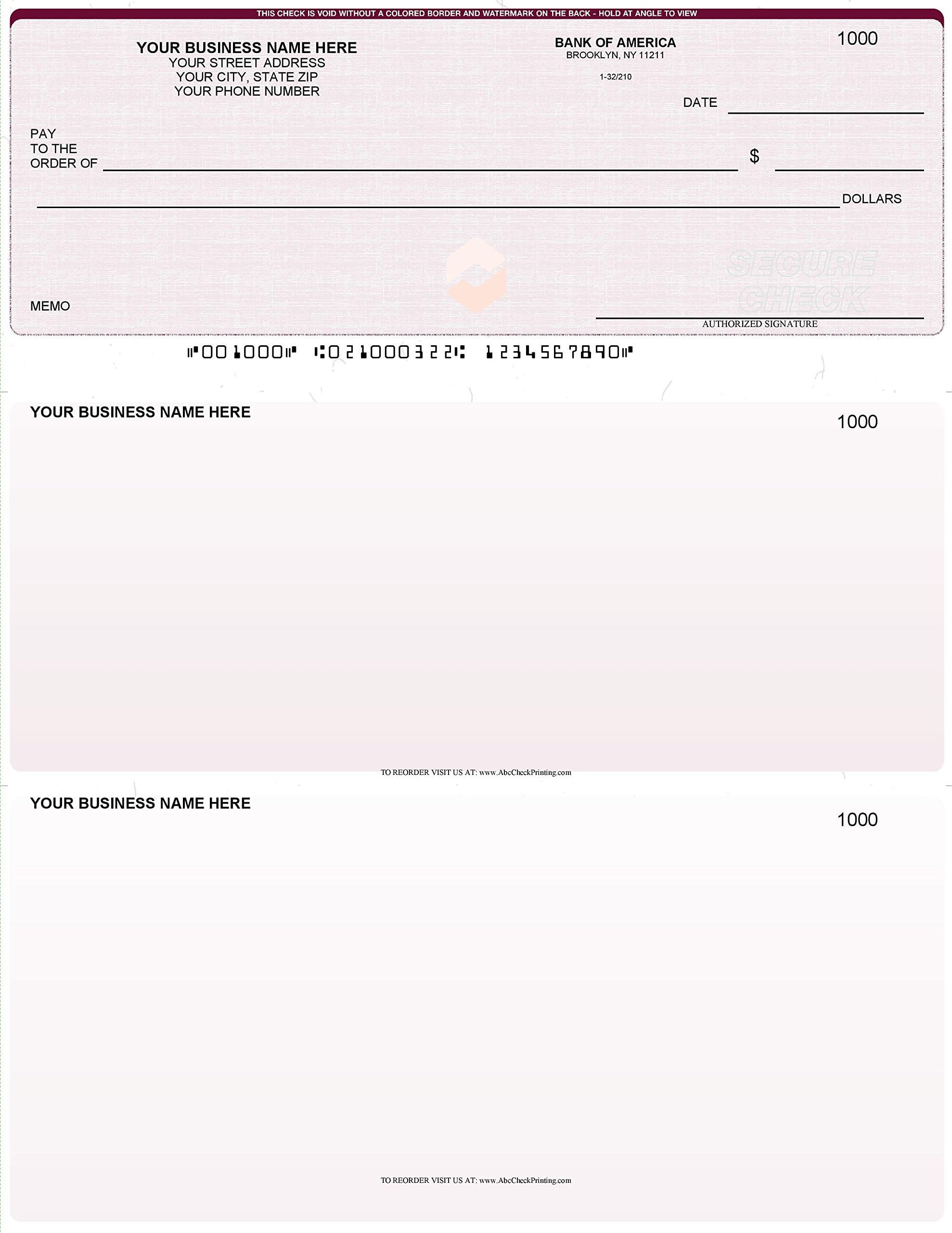Amazon.com : ABC Computer Checks Compatible w/QuickBooks, Checks on Top ...