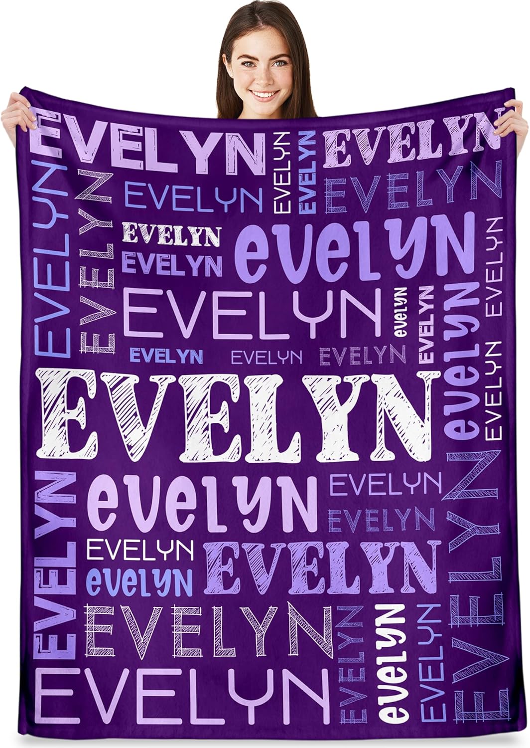 Amazon.com: Custom Throw Blanket, Personalized Soft Flannel Fleece ...