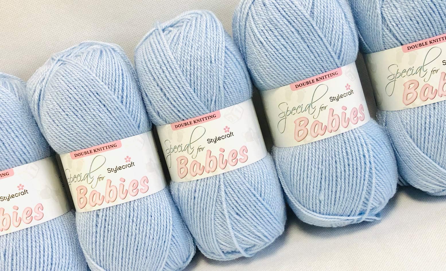 Baby Wool Set of Five Special for Babies DK Super Soft Baby Yarn 5 x ...