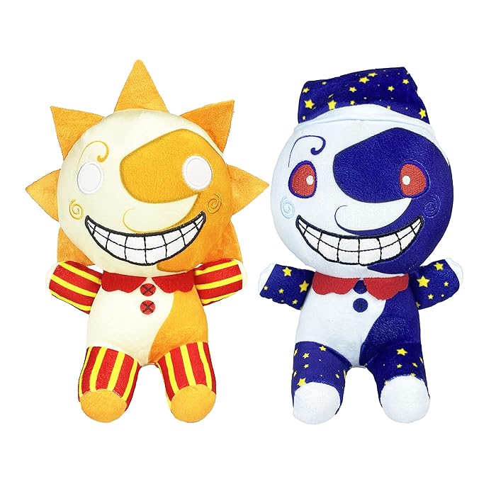 Buy FNAF Sundrop Plushies Toy 2 Pcs, FNAF Plushies Set, Sundrop and ...