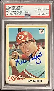 Ray Knight Signed 1978 Topps #674 Baseball RookieCard PSA/DNA Autograph ...