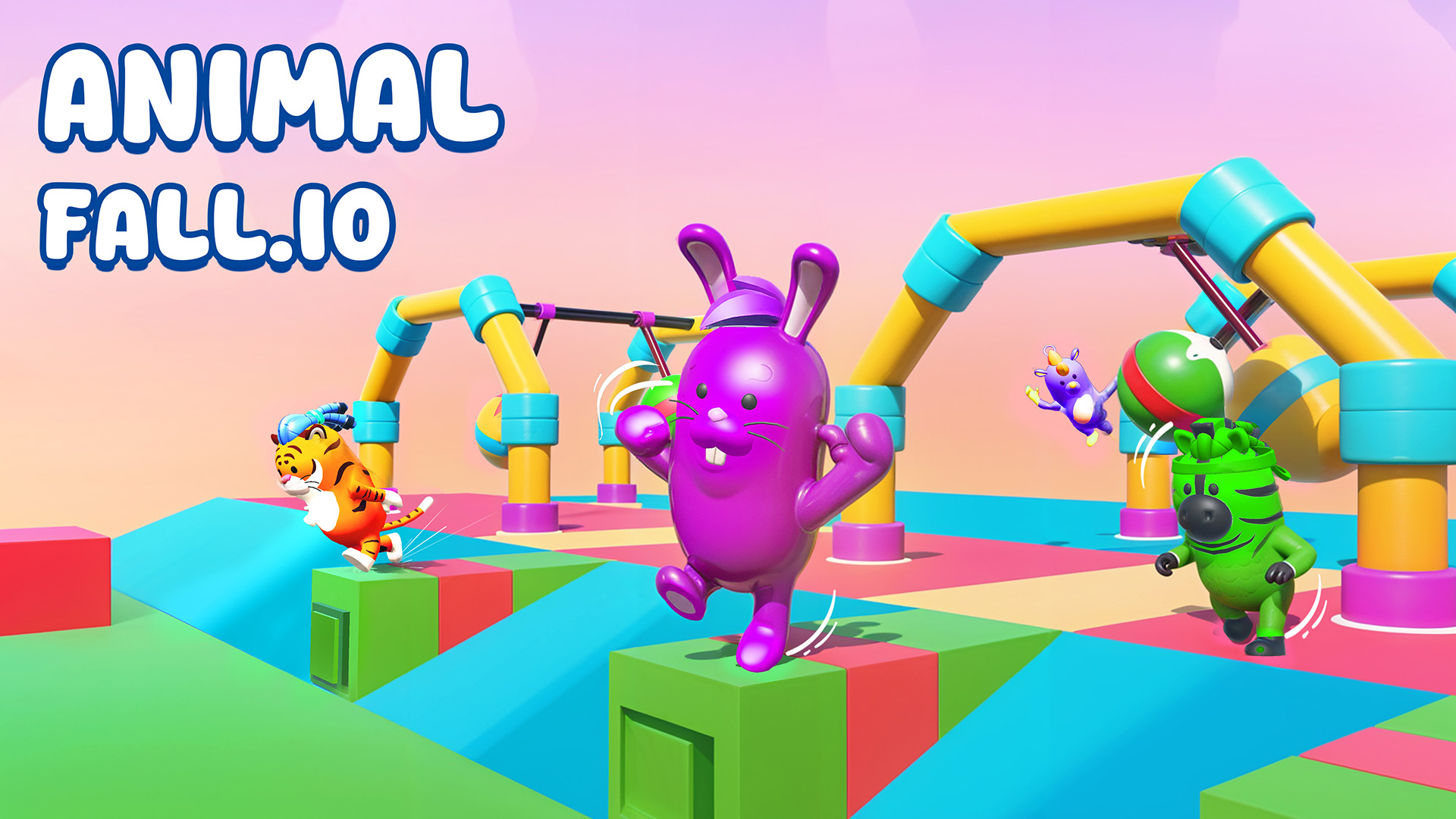 Animal.io-Guys are Falling Obstacle Course Race 3D Online Multiplayer ...