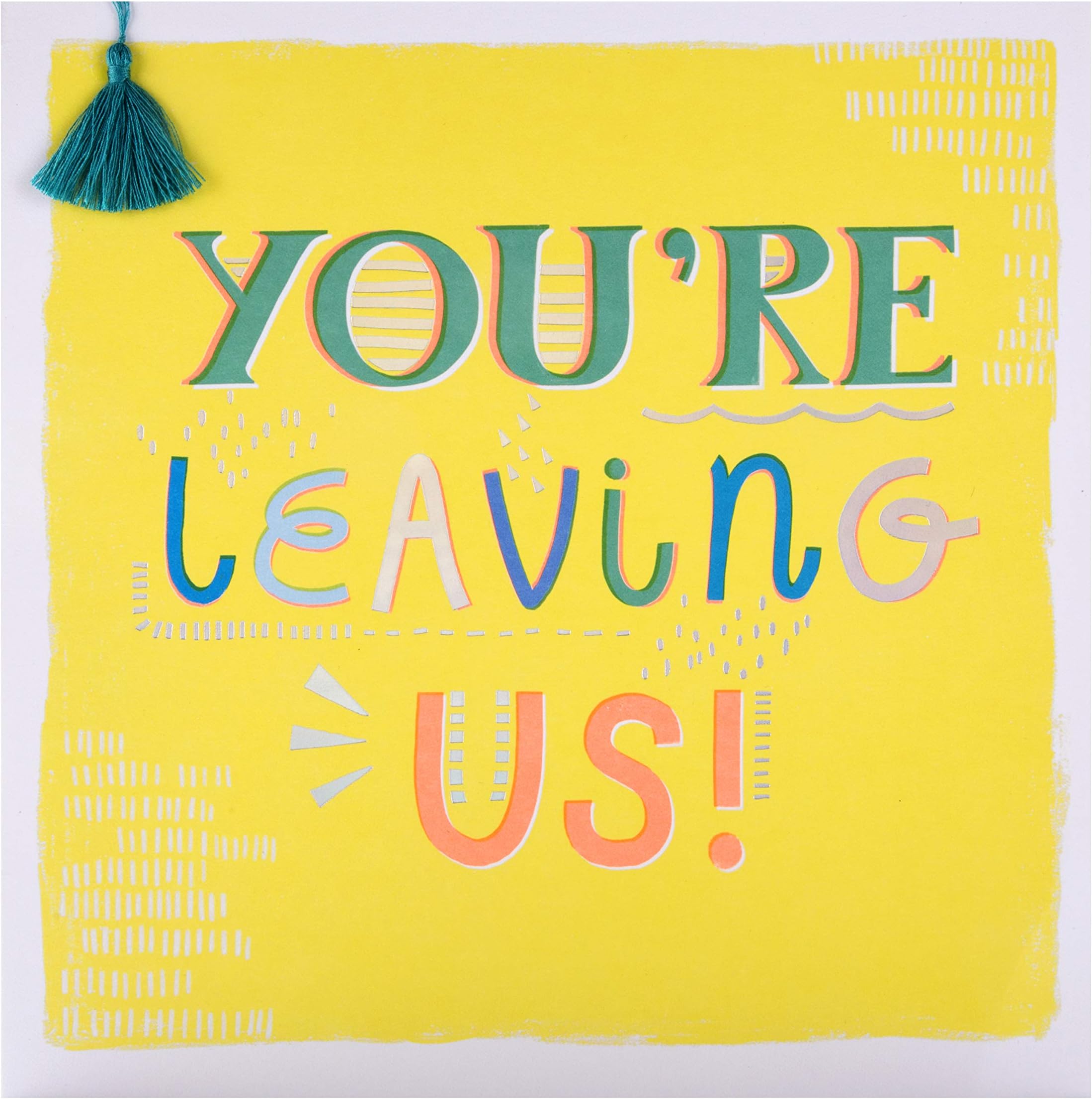 You're Leaving' Good Luck Card from Hallmark - Large Size Contemporary ...