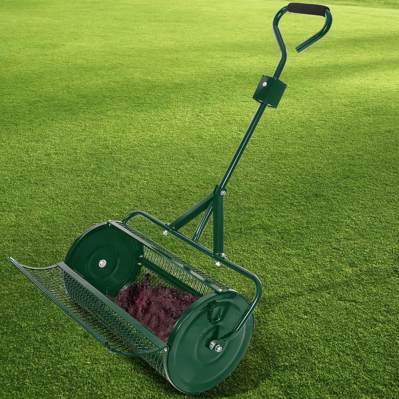 Amazon.com : Garden 24" Compost Spreader Peat Moss Spreader with T ...