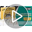 Amazon.com - QMG Color Piano and Keyboard Stickers and Complete Color ...