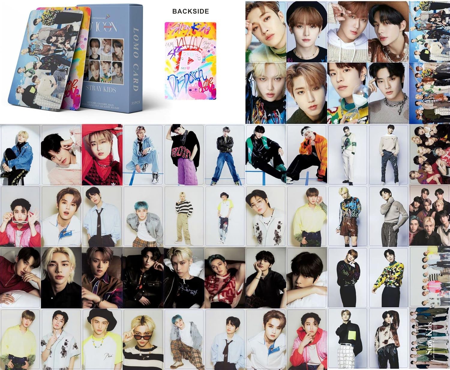 SCISSH Stray Kids LOMO Karten Sammlungen STAY 54 Stück Neues Album ...