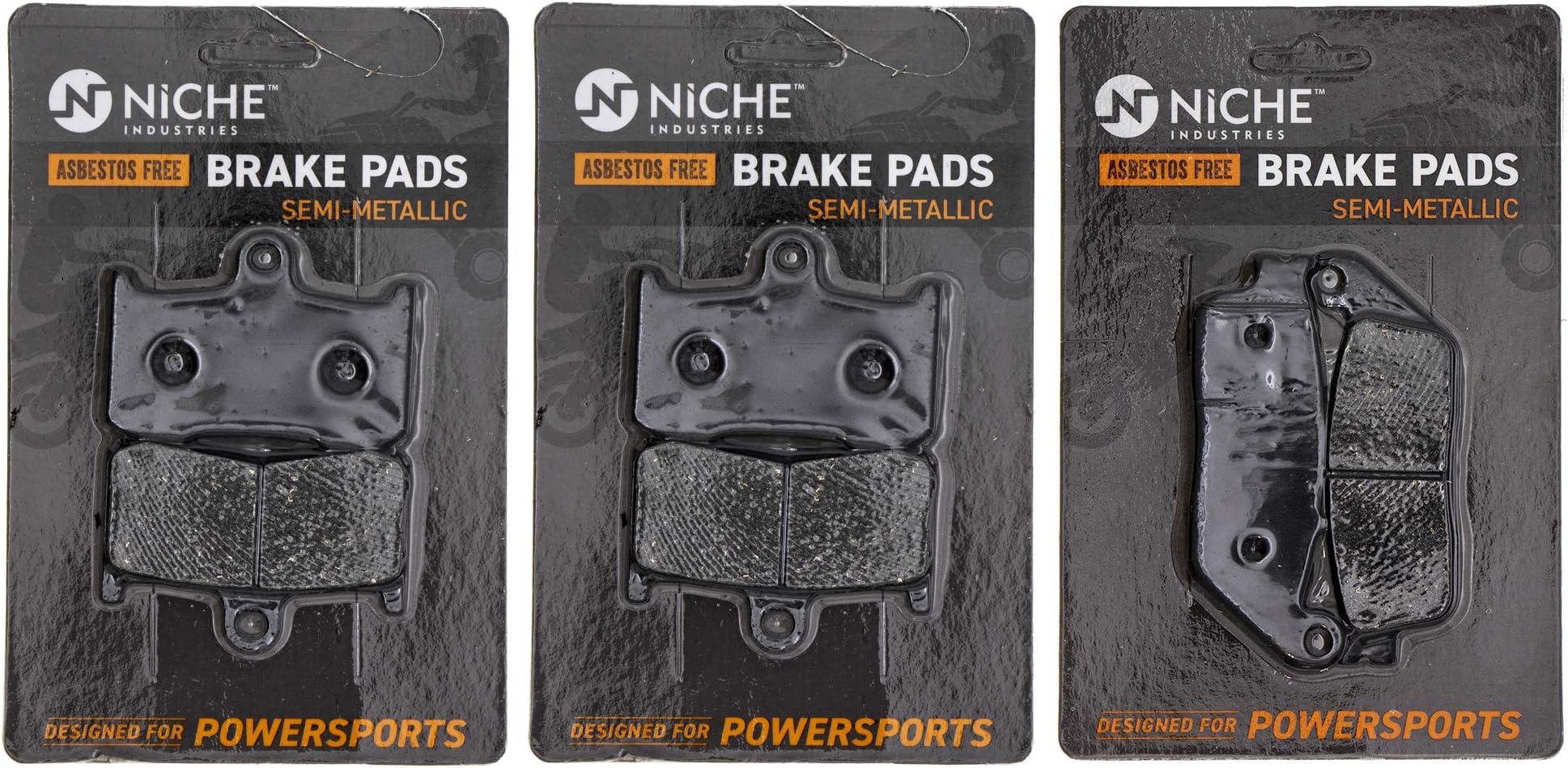Amazon.com: Cyleto Front and Rear Carbon Fiber Brake Pads for VICTORY ...