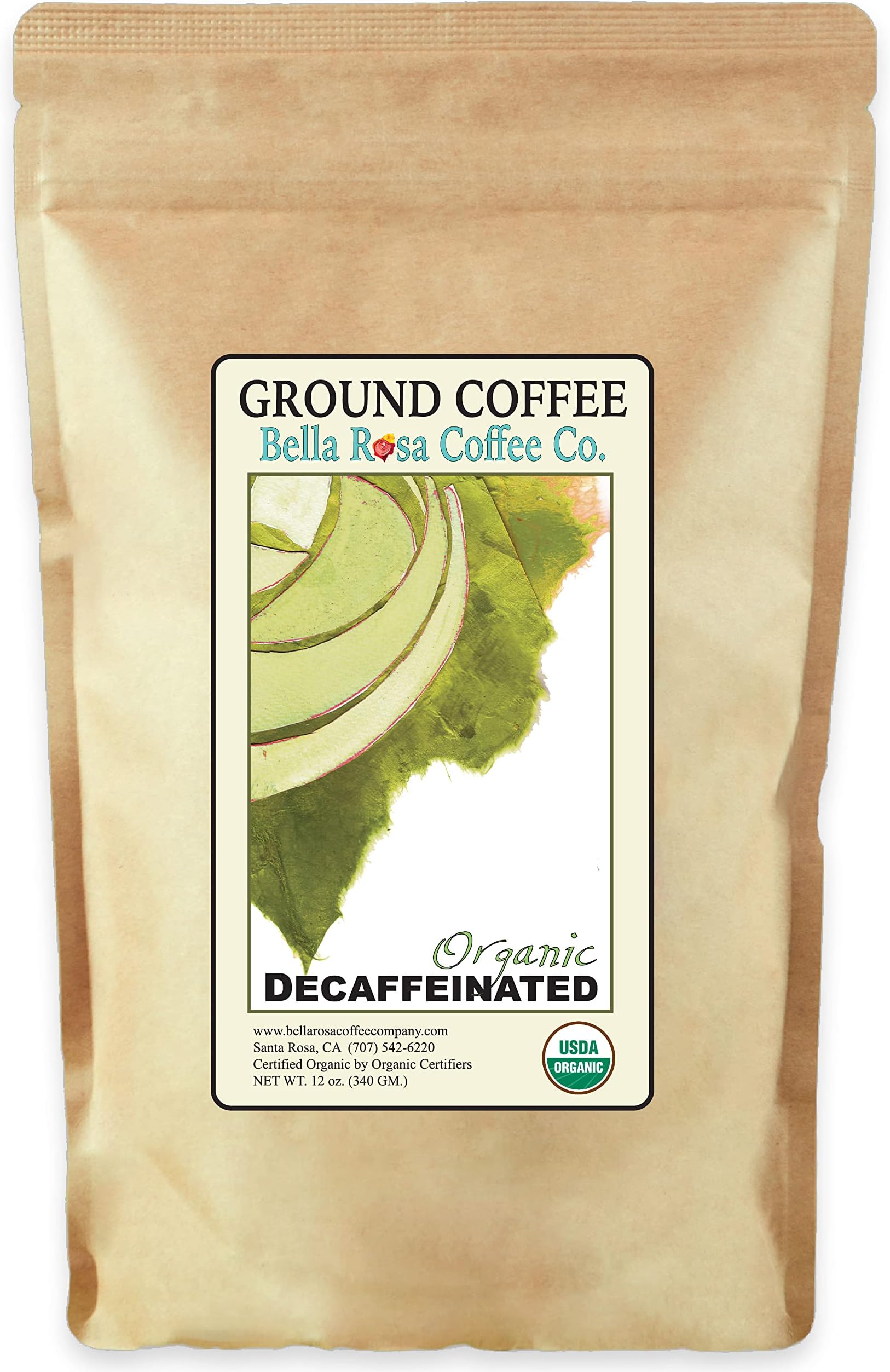 Amazon.com : Allegro Coffee Decaf Organic Italian Roast Ground Coffee ...