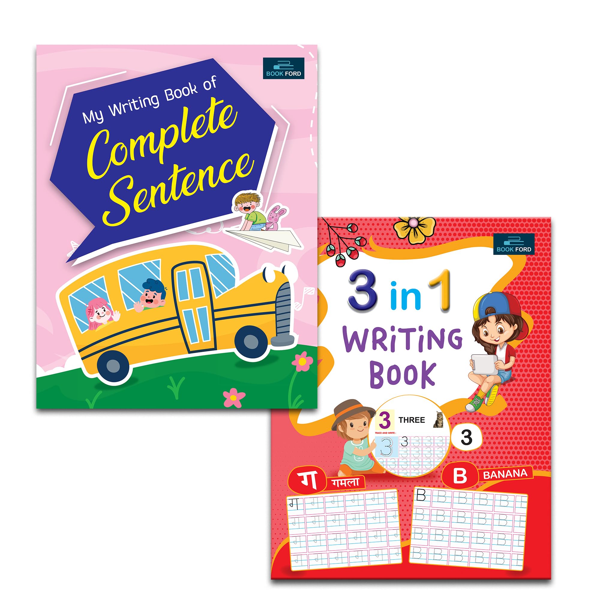 Buy My First Reading And Writing Book For Kids - Set of 2 Books - 3 In ...