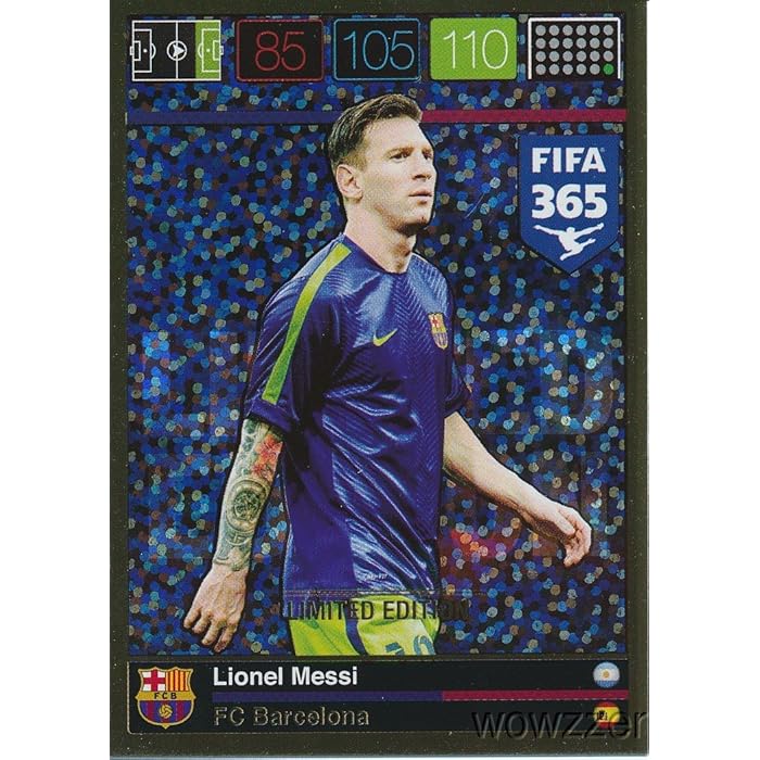 Buy 2016 Panini Adrenalyn XL FIFA 365 EXCLUSIVE Lionel Messi Limited ...